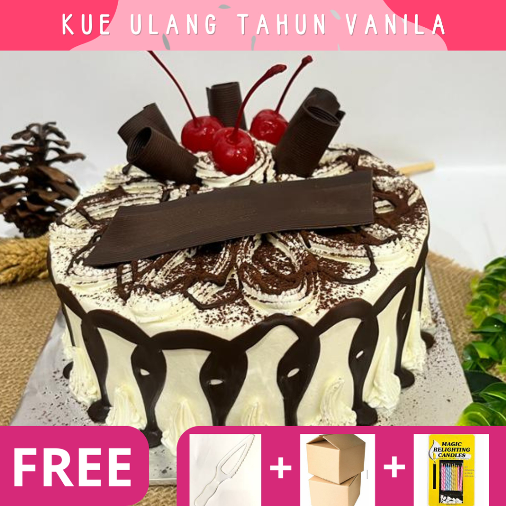 Jual Kue Ulang Tahun / Birthday Cake / Kue Ultah / Vanila Cake / Kue ...