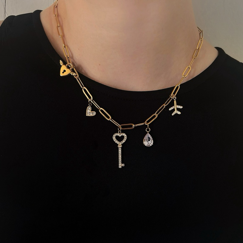 Jual Capri 18K Gold Plated Paperclip Chain Necklace | Kalung Rantai Mewah Sirène Jewelry ...