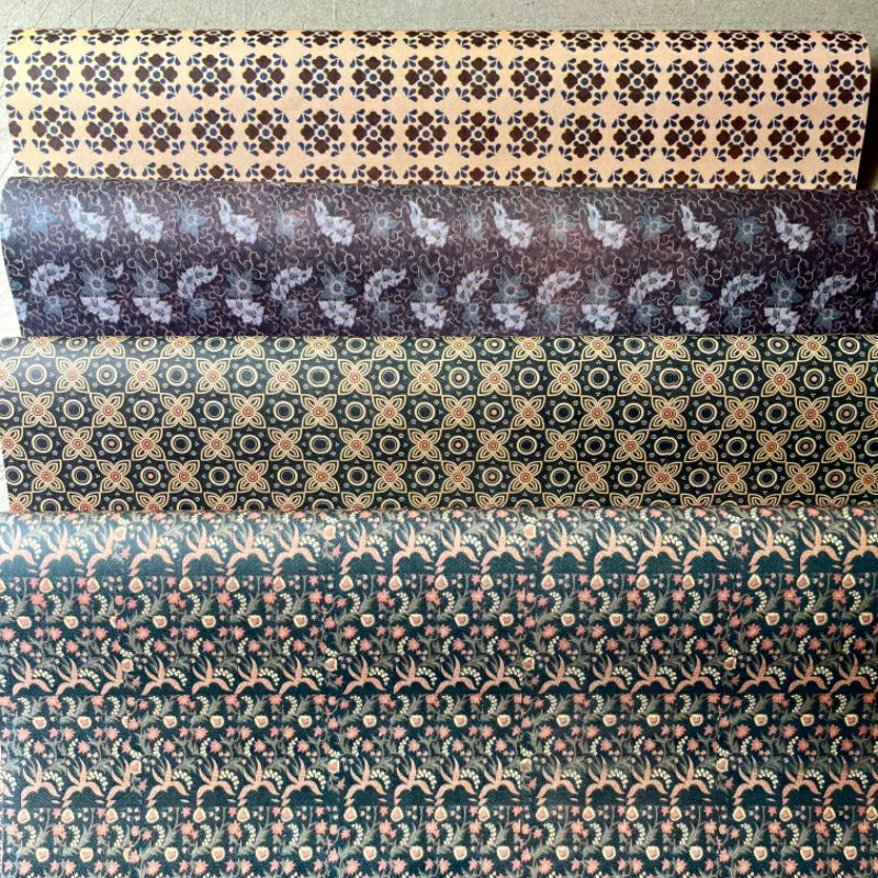 Jual Kertas Kado Batik / Kertas Kado Motif Batik / Kertas Kado Motif ...