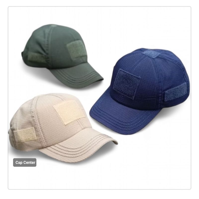 Jual TOPI TACTICAL VELCRO PEREKAT RIPSTOP OUTDOOR LAPANGAN TOPI MILITER ...