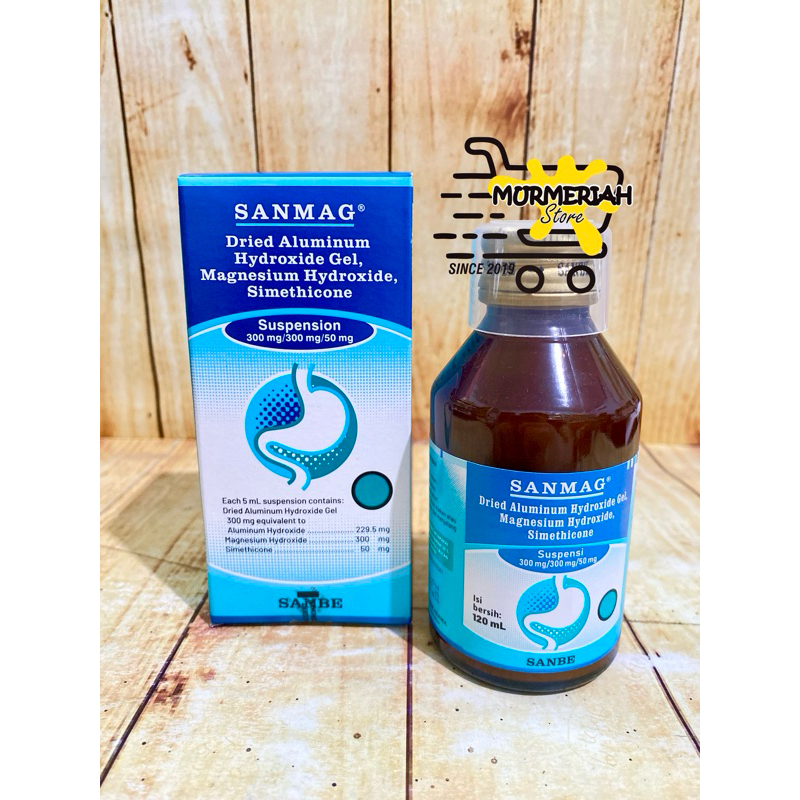 Jual SANMAG SIRUP 120 ml Suspension-Obat Syrup Maag & Asam Lambung ...