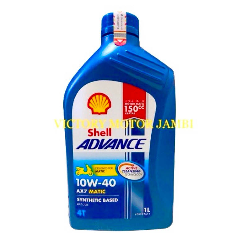 Jual OLI MESIN SHELL ADVANCE AX7 MATIC 10W-40 1L SHELL OIL | Shopee ...