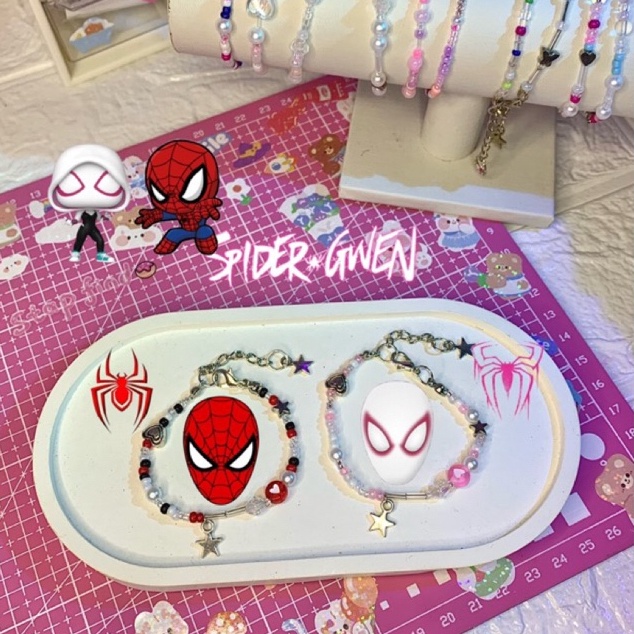 Jual manik spiderman and gwen new free cincin edition by rubbypie pt2 ...