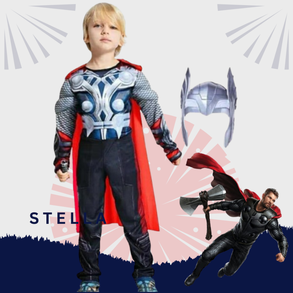 Jual kostum MARVEL anak THOR Full Set (STORMBREAKER AXE VERSION ...