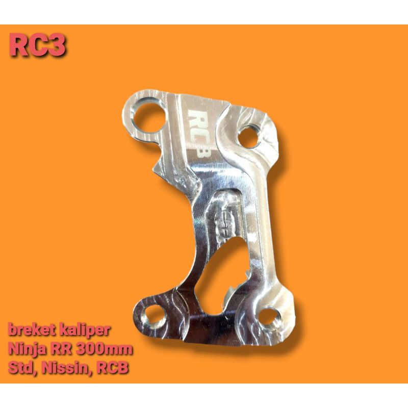 Jual Breket Bracket Dudukan Kaliper Pala Babi Depan RC3 Ninja 150 RR R SS ZX150 Disc 280 300 ...