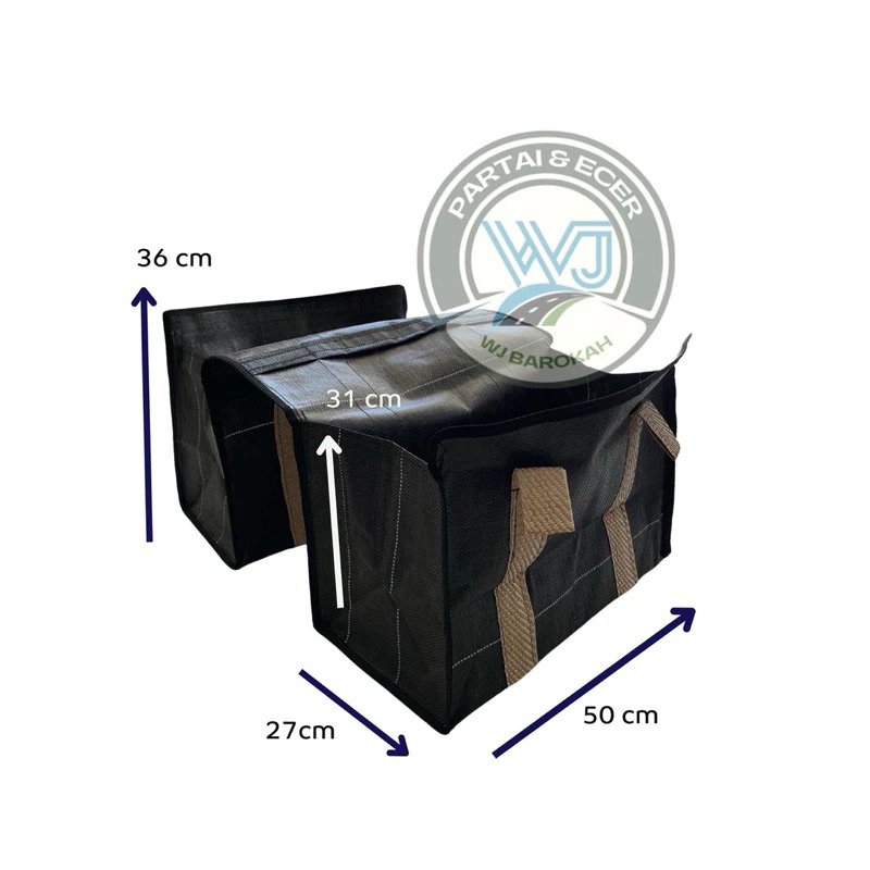 Jual Tas Rengkek Obrok Tas Motor Ukuran 50 CM Tali Dua Super Kuat ...