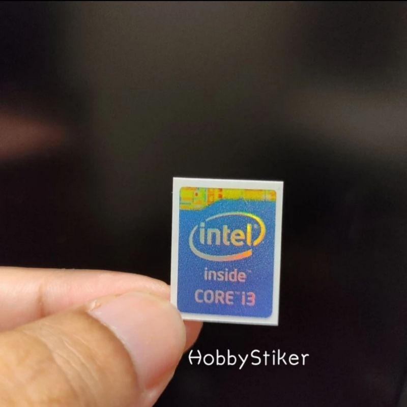 Jual Stiker core i3 biru custom untuk pc laptop | Shopee Indonesia