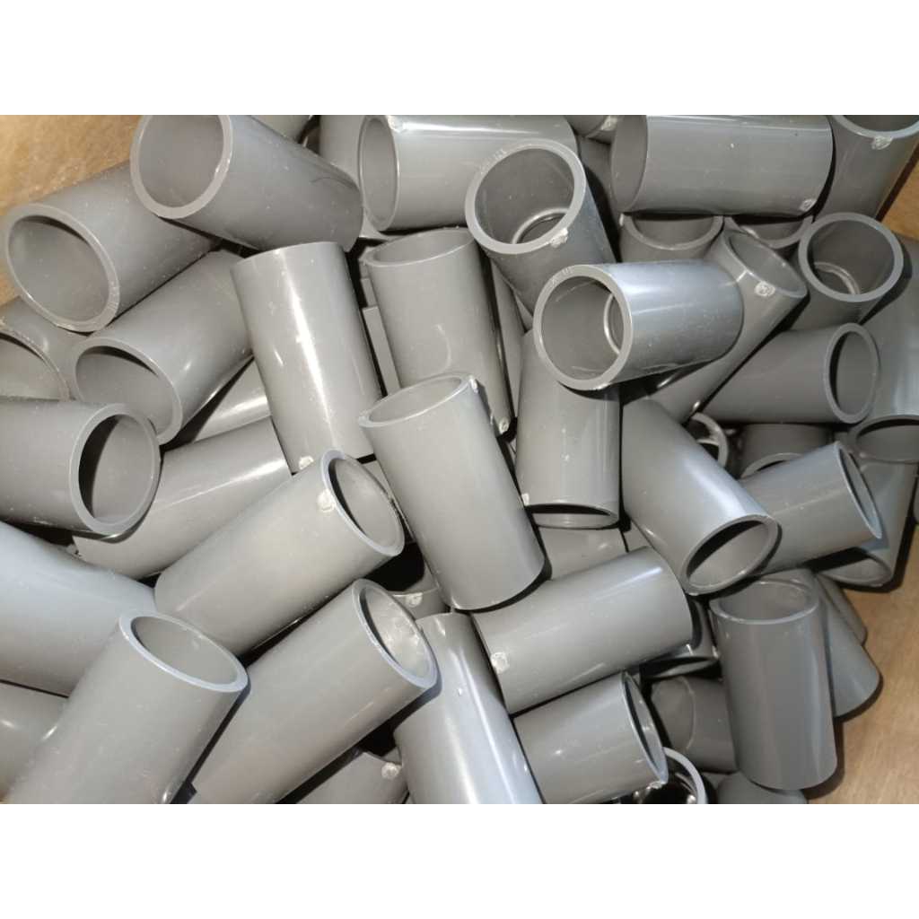 Jual sok pipa pvc 1/2 3/4 shok pipa pvc sock pipa pvc sambungan lurus ...