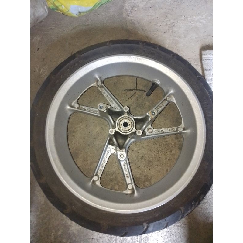 Jual velg depan set ban ORI copotan Yamaha NMAX old ori copotan motor ...