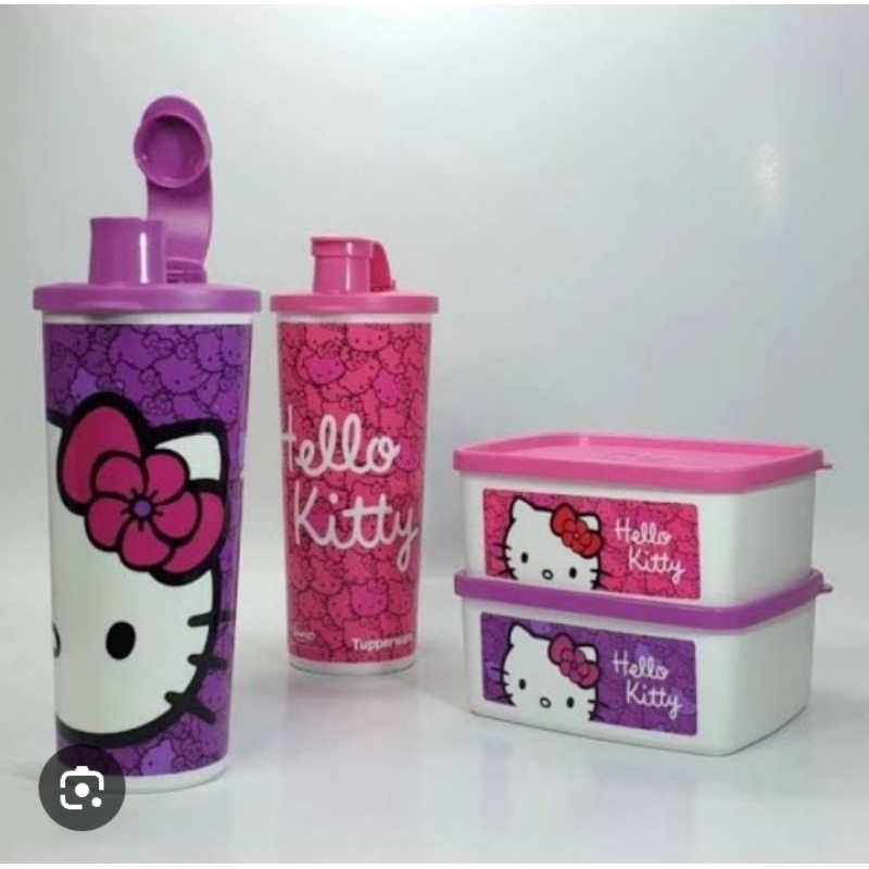 Jual Hello Kitty/Hello Kitty Tupperware/Hello Kitty breaktime/bekal ...