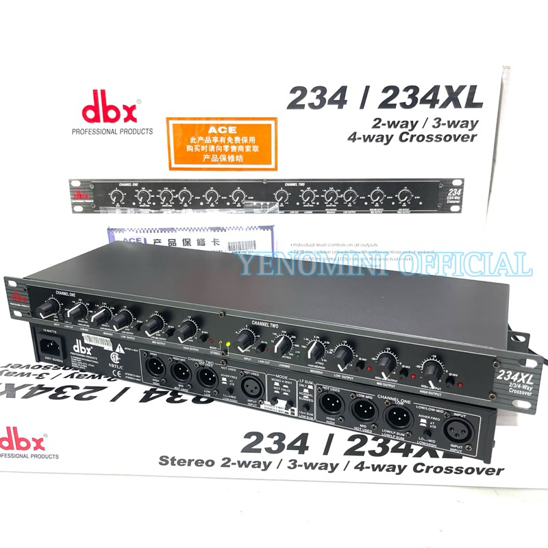 Jual Crossover DBX234xl 2way/3way/4way Crossovers Audio Prosessor Dbx 234Xl Dbx 234 Xl Bagus ...