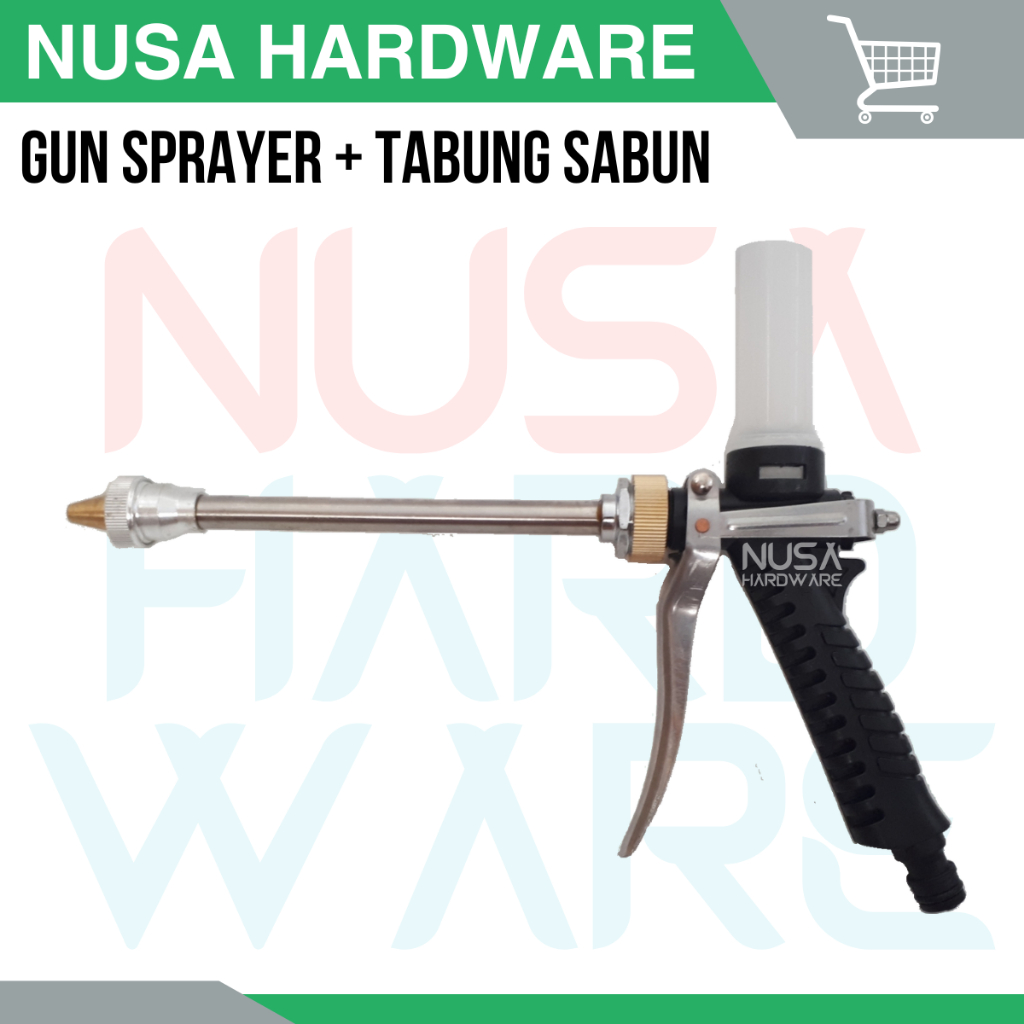 Jual STICK SPRAYER GUN CUCI MOBIL MOTOR AC + TABUNG SABUN STIK POMPA DC ...