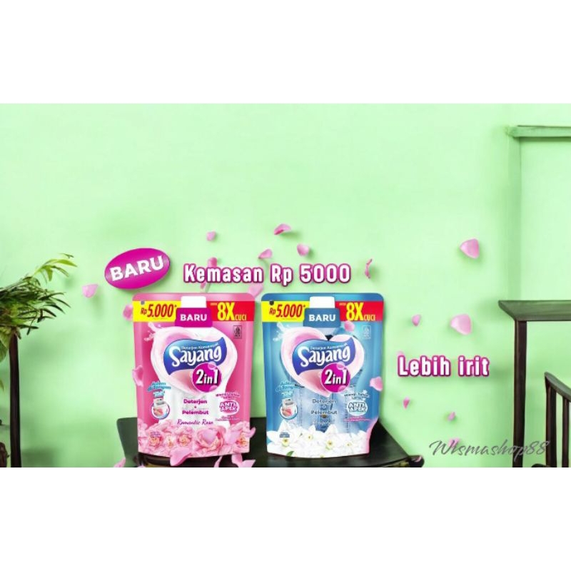 Jual DETERGEN SAYANG 2 IN 1 KEMASAN POUCH RP.5000 ( 200 ML ) / SABUN ...