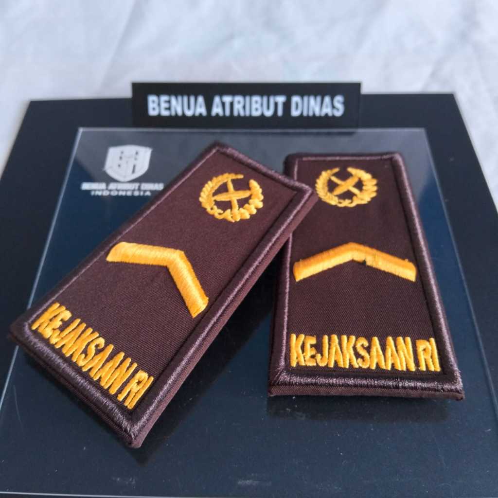 Jual TANDA PANGKAT PDH KEJAKSAAN RI GOL 2A/2B/2C/2D FULL BORDIR ...
