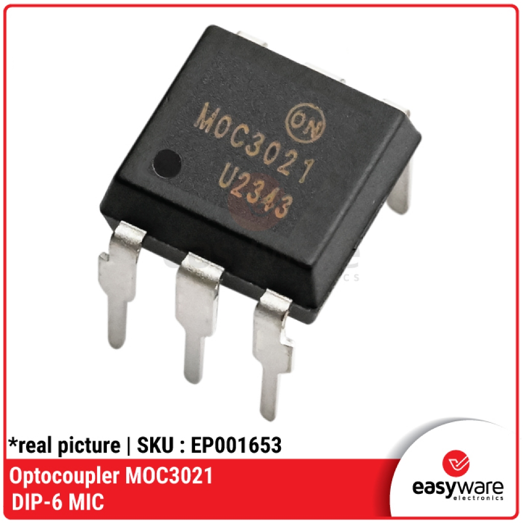 Jual MOC3021 DIP-6 MOC 3021 Optocoupler Thyristor Signal Output MOC3021 ...