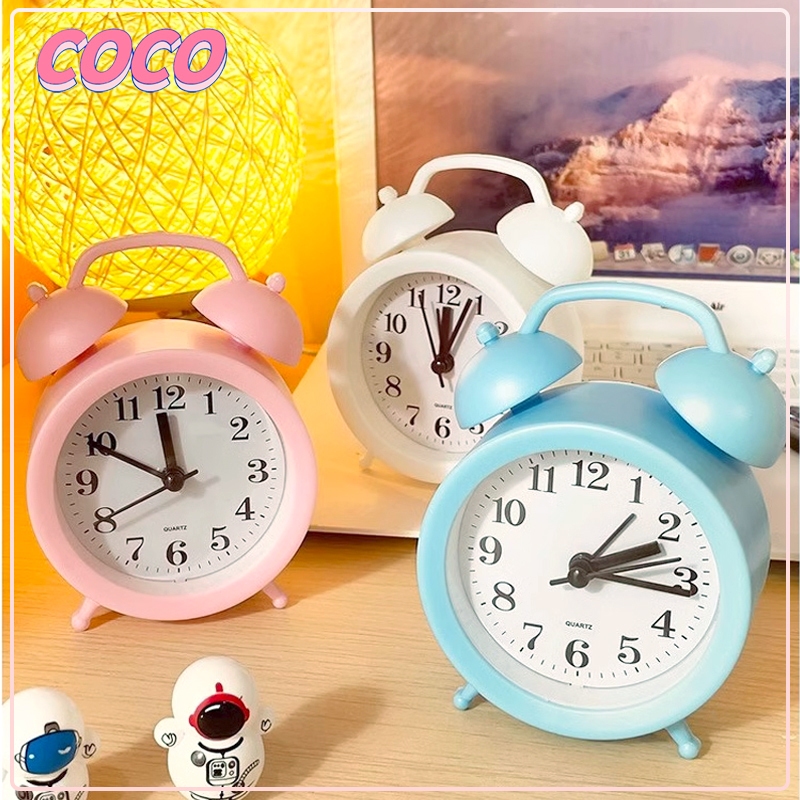 Jual Jam weker aesthetic polos/Jam alarm kecil desktop/Jam beker/Jam ...