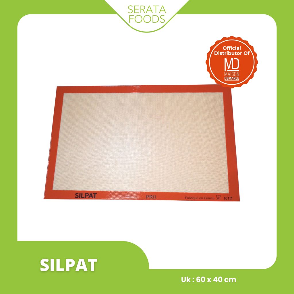 Jual Silpat AE585385 SILPAT Pastry Mat 60x40 silpat baking mat | Shopee ...