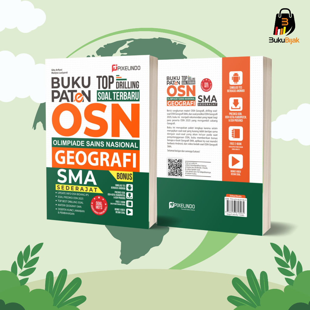Jual Buku Paten Top Driliing Soal Terbaru OSN Geografi SMA Sederajat | Shopee Indonesia