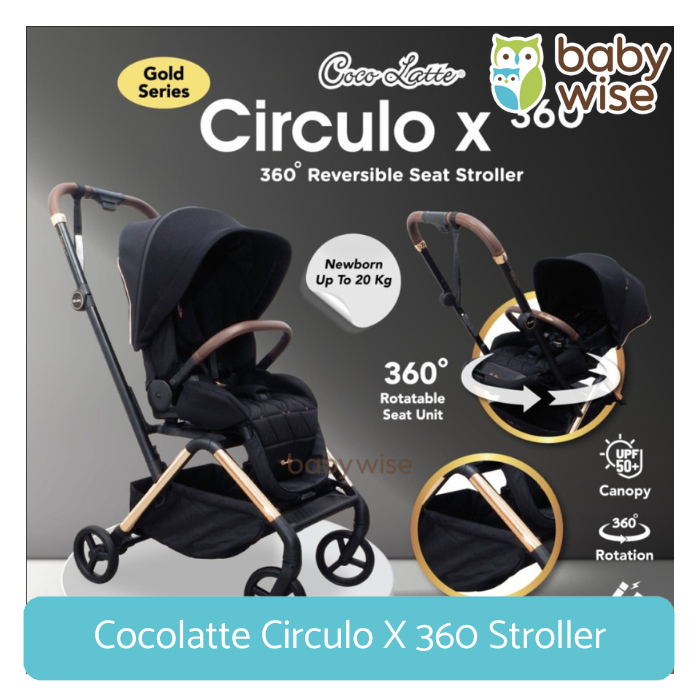 Jual Cocolatte Circulo X 360 Stroller - Kereta Dorong Anak Bayi | Shopee Indonesia