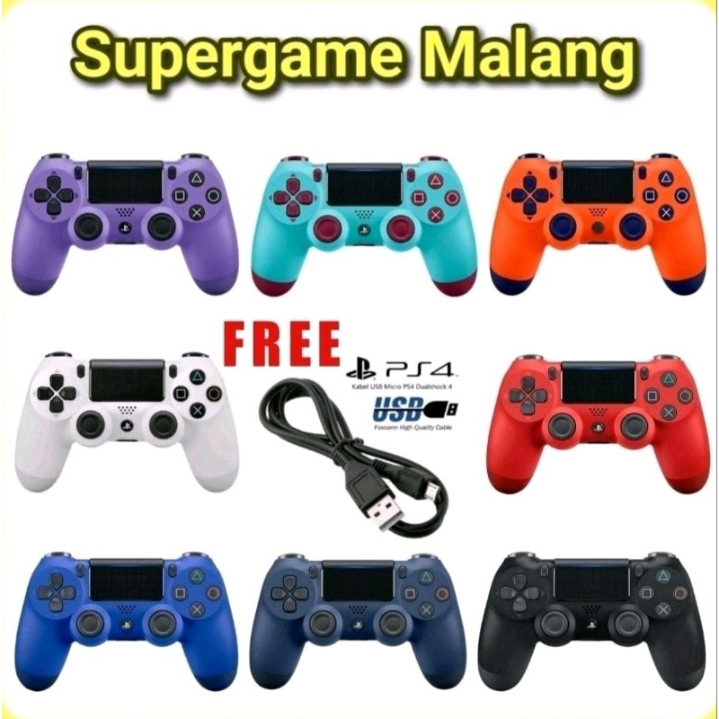 Jual Stik PS4 OP PS 4 Light Bar Game Stick Controler Gaming Wireless ...