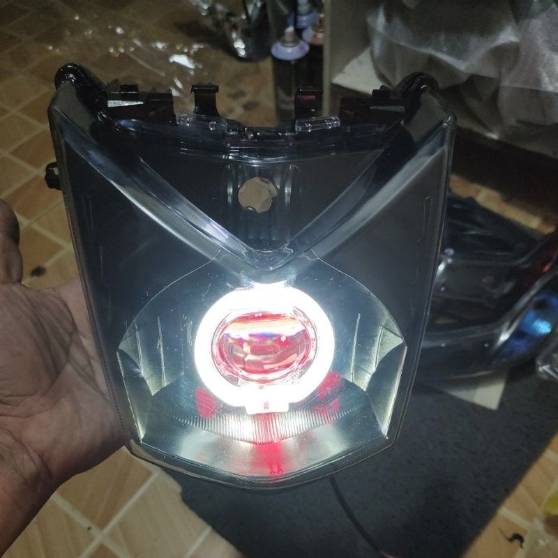 Jual Lampu depan beat fi set biled 2,5 inch Honda beat fi 2013-2015 ...