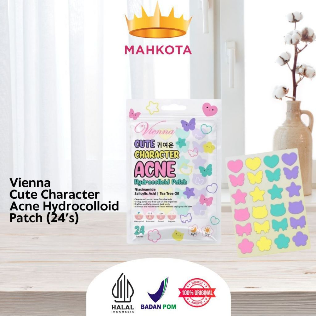 Jual ** Mahkotacosmetik ** Vienna Cute Character Acne Hydrocolloid ...