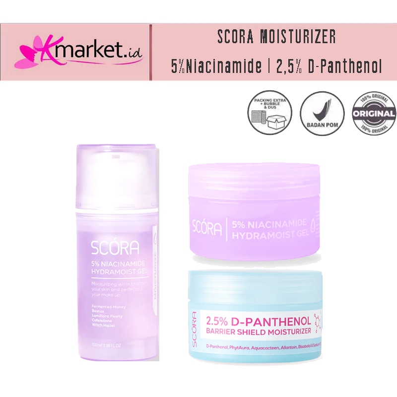 Jual SCORA MOISTURIZER | 5% niacinamide hydramoist gel | 2,5% D ...