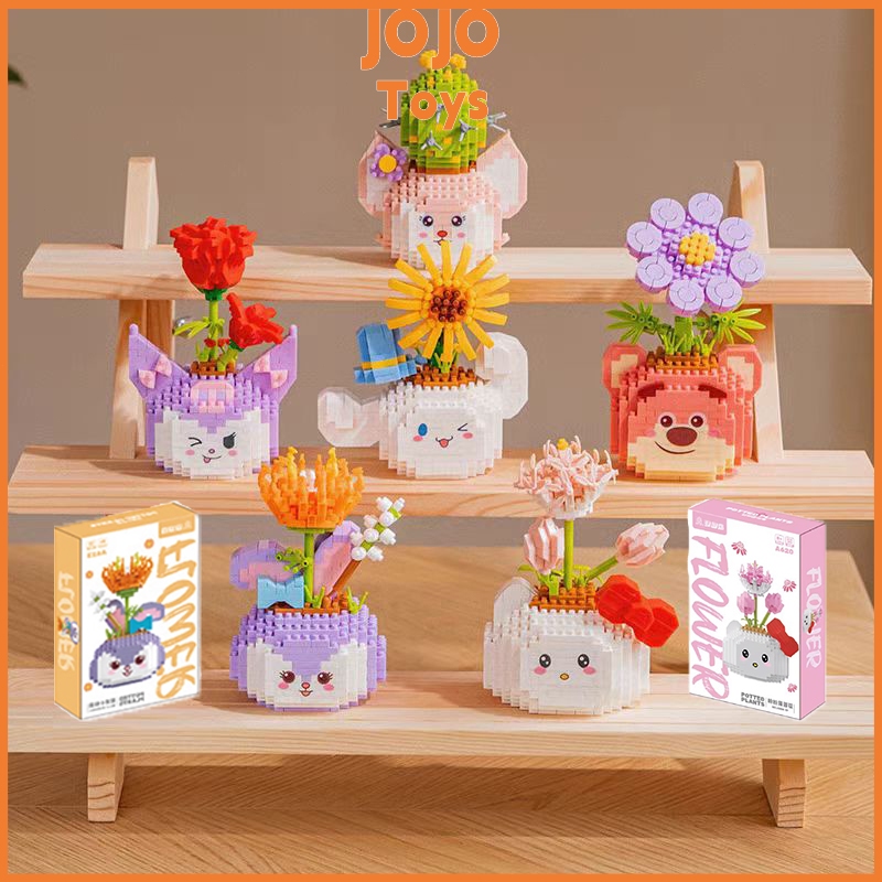 Jual JOJO Nano Bricks Sanrio Kuromi Karakter Buket Mainan Edukasi DIY ...