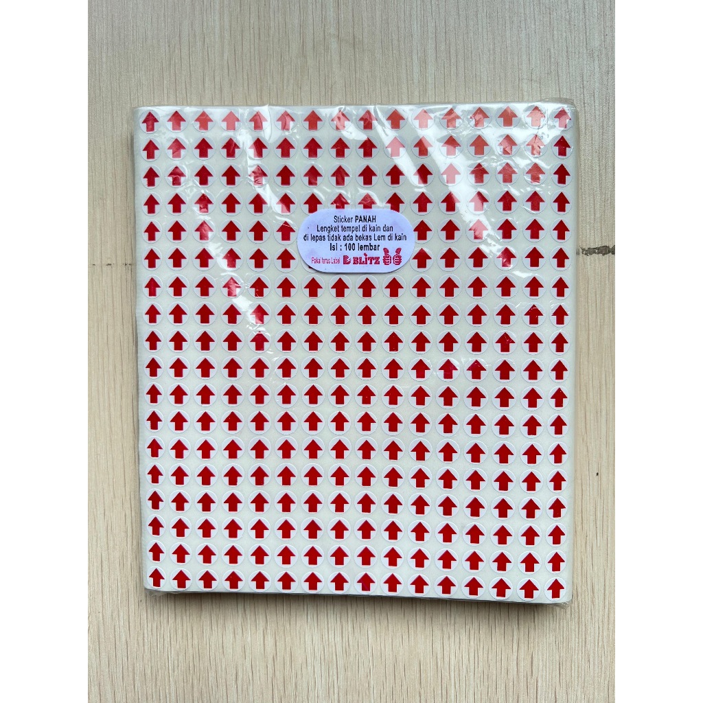 Jual Sticker Label Panah 1 Pack / Sticker Label / Sticker QC diameter ...