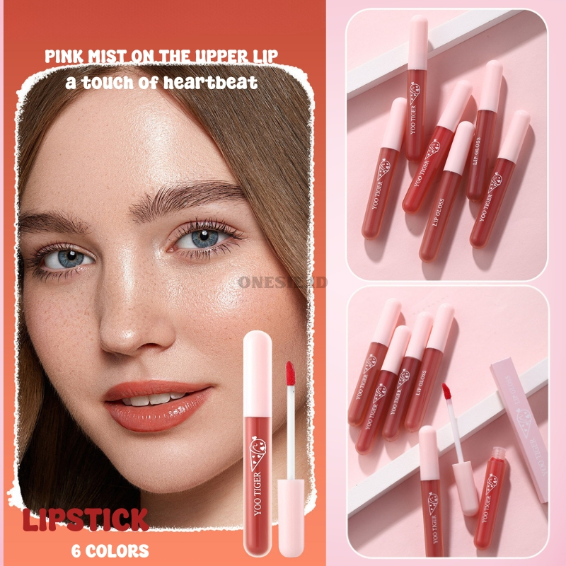 Jual YOO TIGER Lip Glaze Matte Lipstick Silky Waterproof Anti Air ...