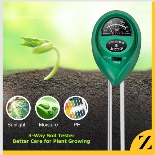 Jual Alat Cek Ph Tanah Tanaman/Alat Ukur Kelembapan Cahaya Suhu PH ...