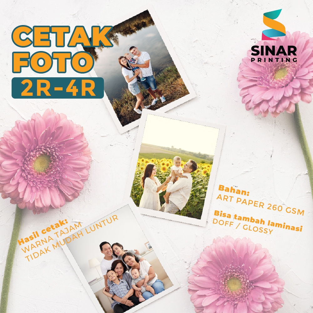 Jual SINAR PRINTING - CETAK FOTO UKURAN 2R - 4R | Shopee Indonesia