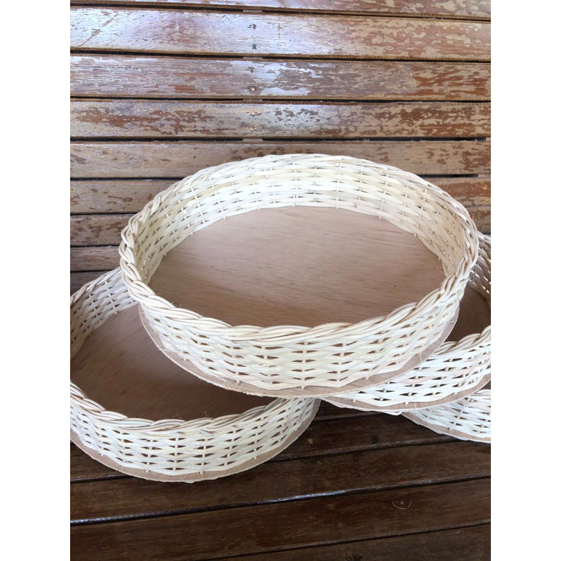 Jual keranjang rotan bulat diameter 30cm | Shopee Indonesia