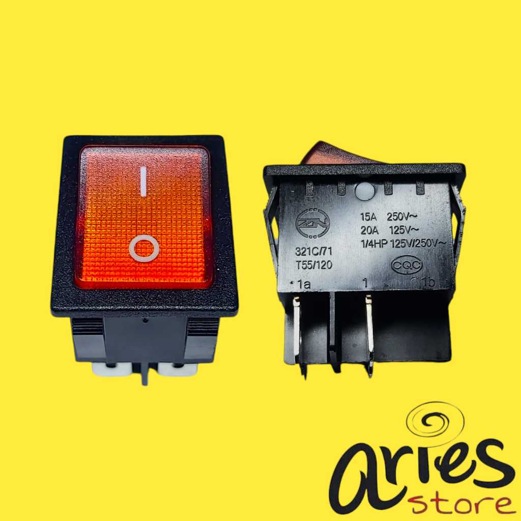 Jual SAKLAR AC BESAR 25X20 LAMPU ZN | Shopee Indonesia