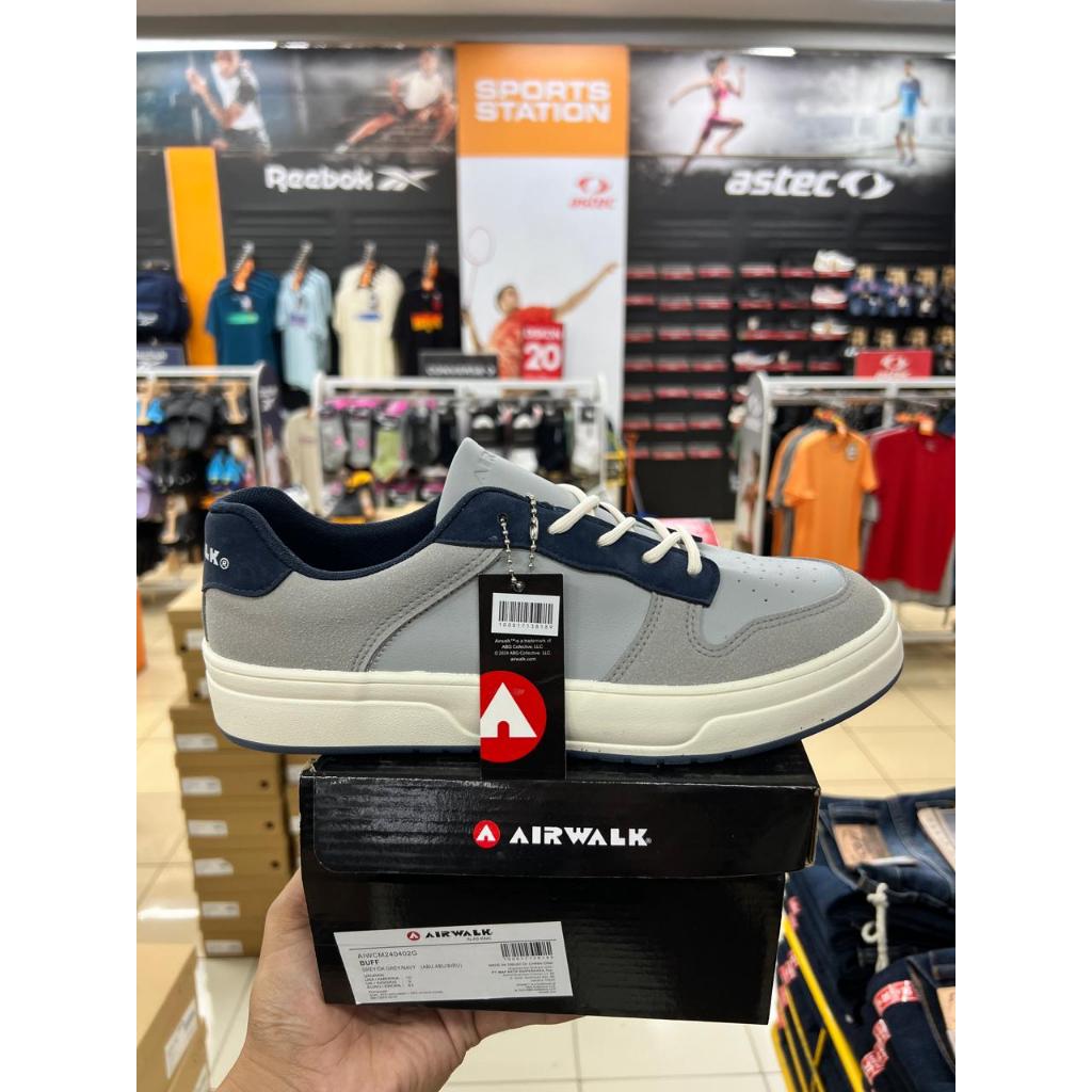 Jual Airwalk Buff Grey/Dk. Grey/Navy Men Shoes Original | Shopee Indonesia