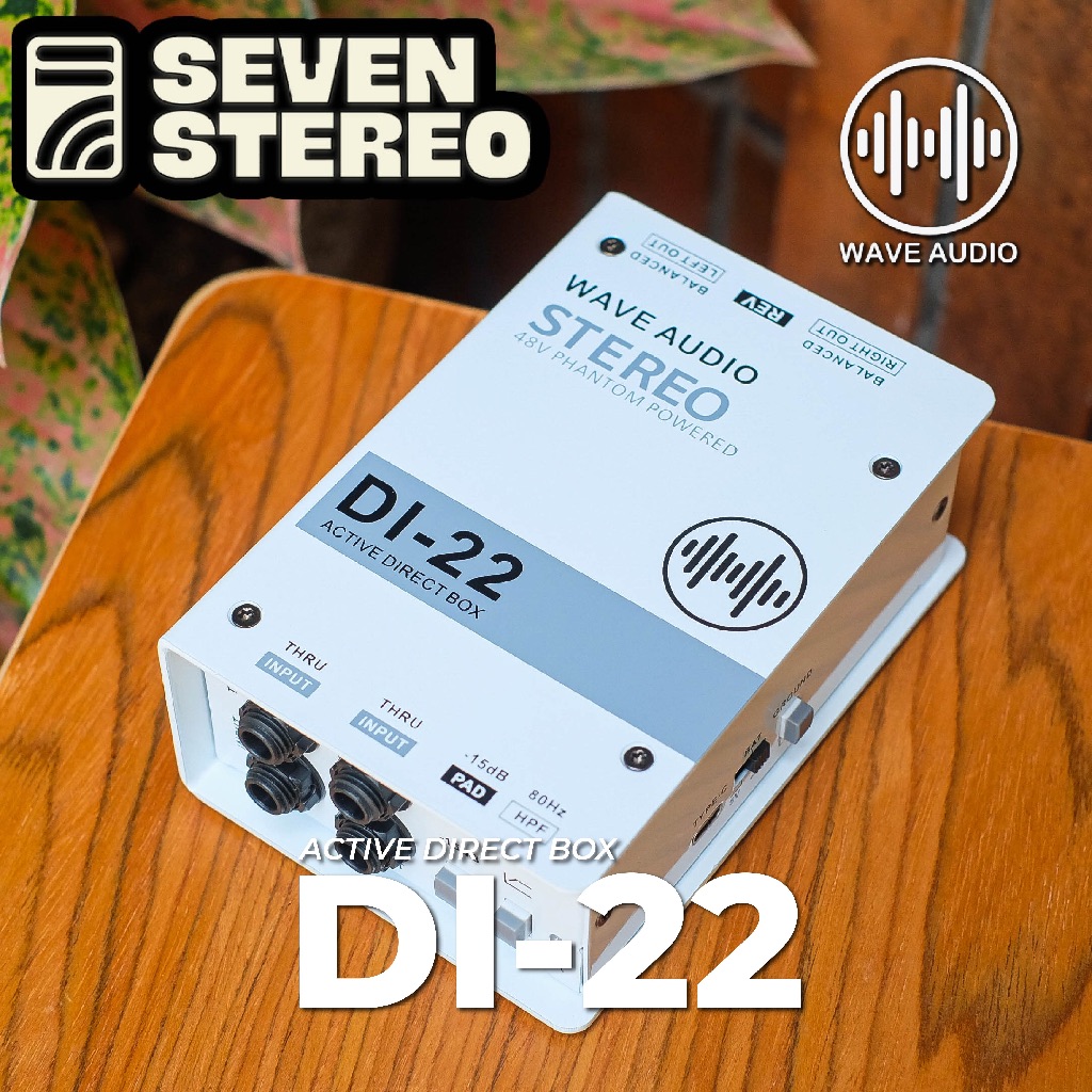 Jual WAVE DI22 DI-22 Active Stereo Direct Box - DI BOX | Shopee Indonesia