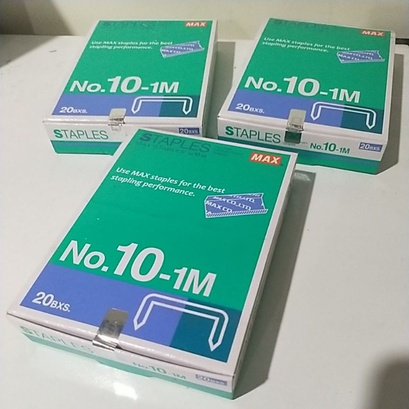 Jual Staples max 10-1m / isi Staples max no 10 / Refill Stapler max no ... Jual Staples max 10-1m / isi Staples max no 10 / Refill Stapler max no ...