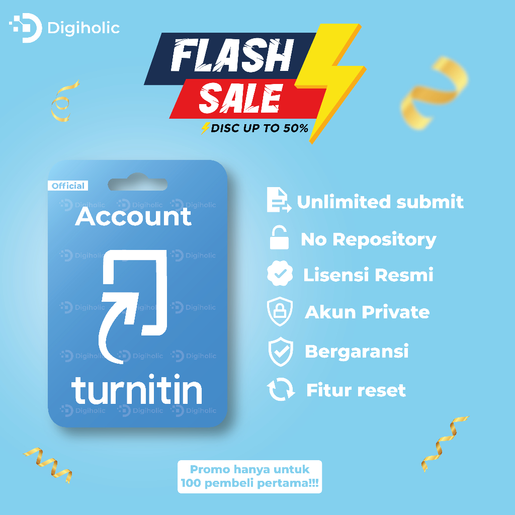 Jual AKUN TURNITIN PRIBADI NO REPOSITORY LIFETIME UNLIMITED CEK ...