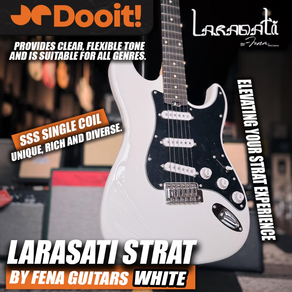 Jual Larasati ST001 By FENA Guitars Stratocaster Model SSS Electric ...