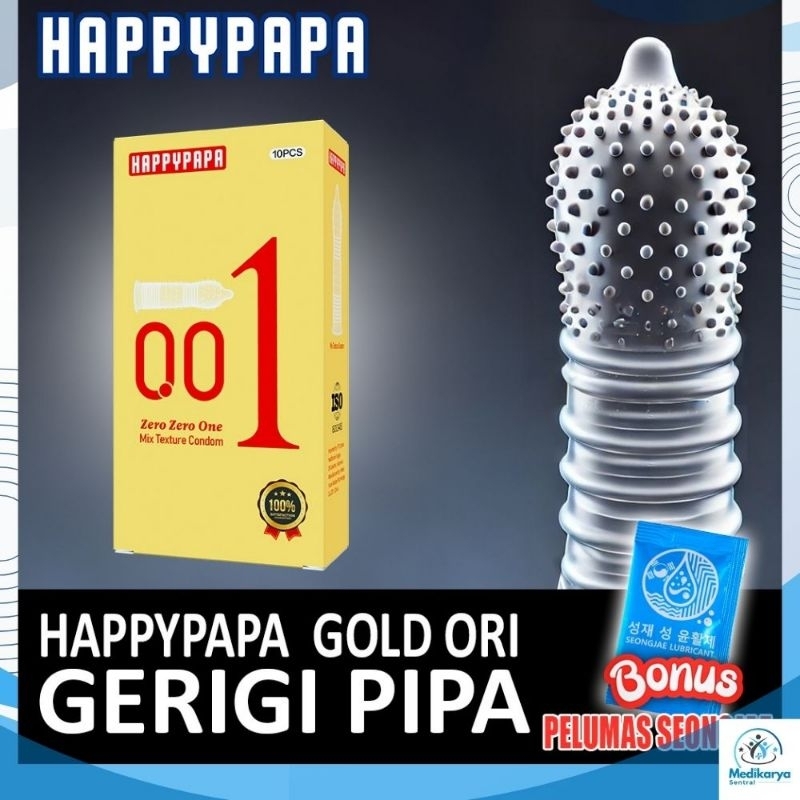 Jual Kondom Gerigi Pipa Gold 001 Favorit | Shopee Indonesia