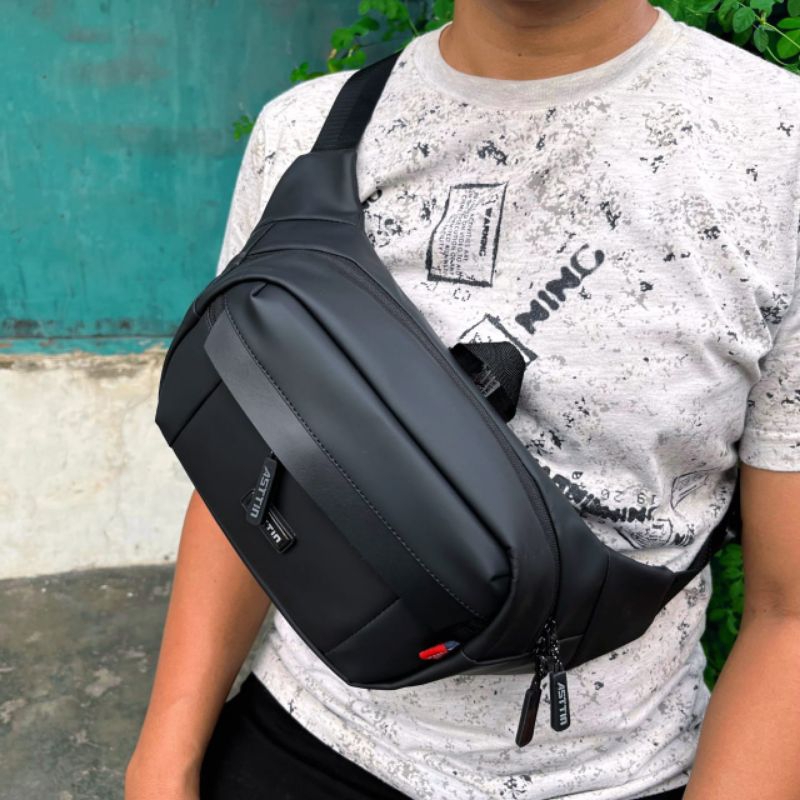 Jual ASTTIN | Tas Selempang Pria Anti Air | Waistbag Pria Original ...
