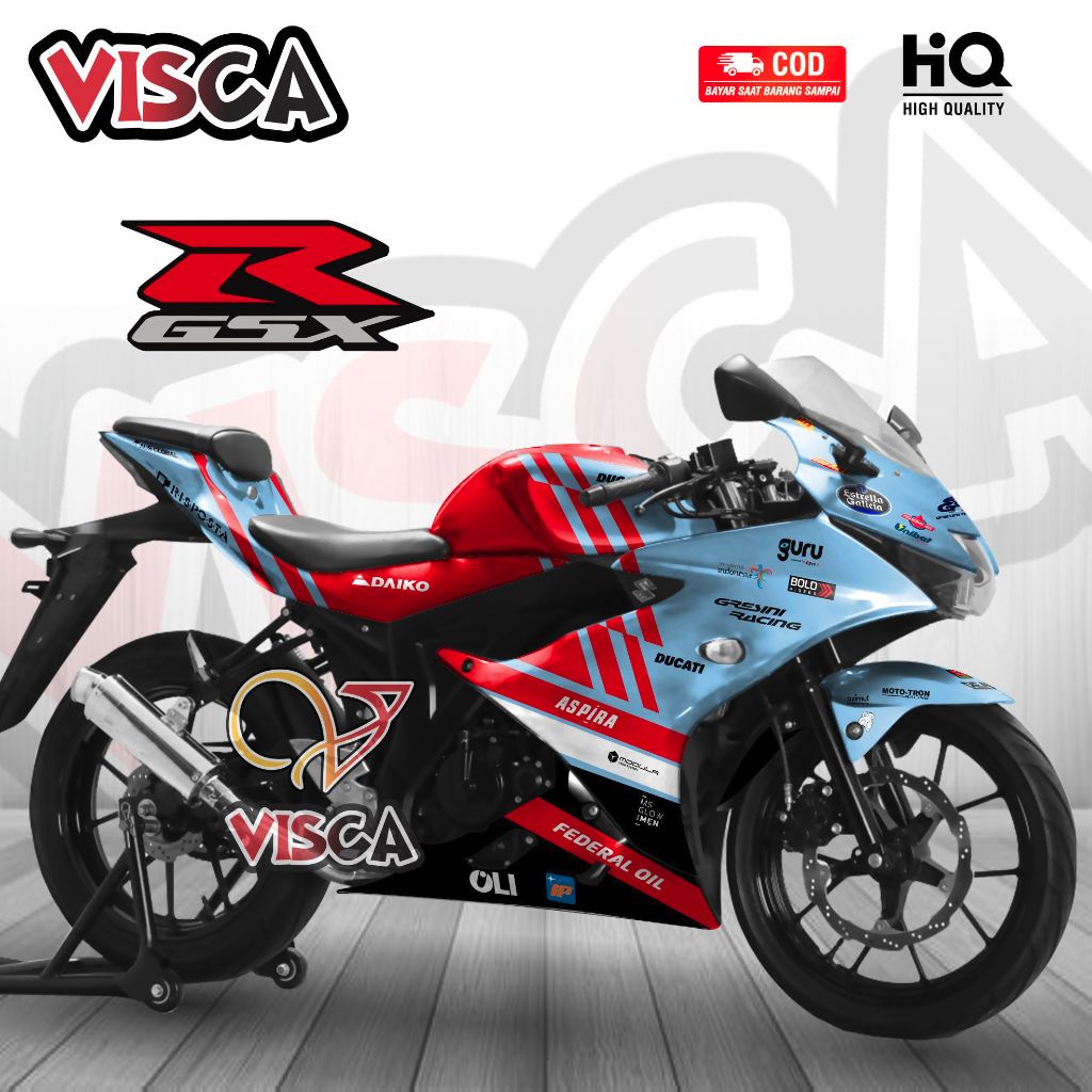 Jual Decal Gsx R150 Full Body Stiker Gsx R150 Full Body Decal Gsx 150 ...