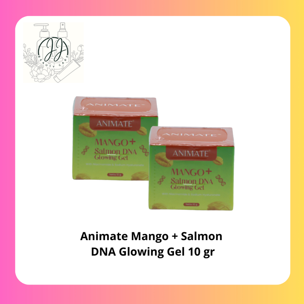 Jual Animate Mango + Salmon DNA Glowing Gel 10 gr/ Pencegah Jerawat ...