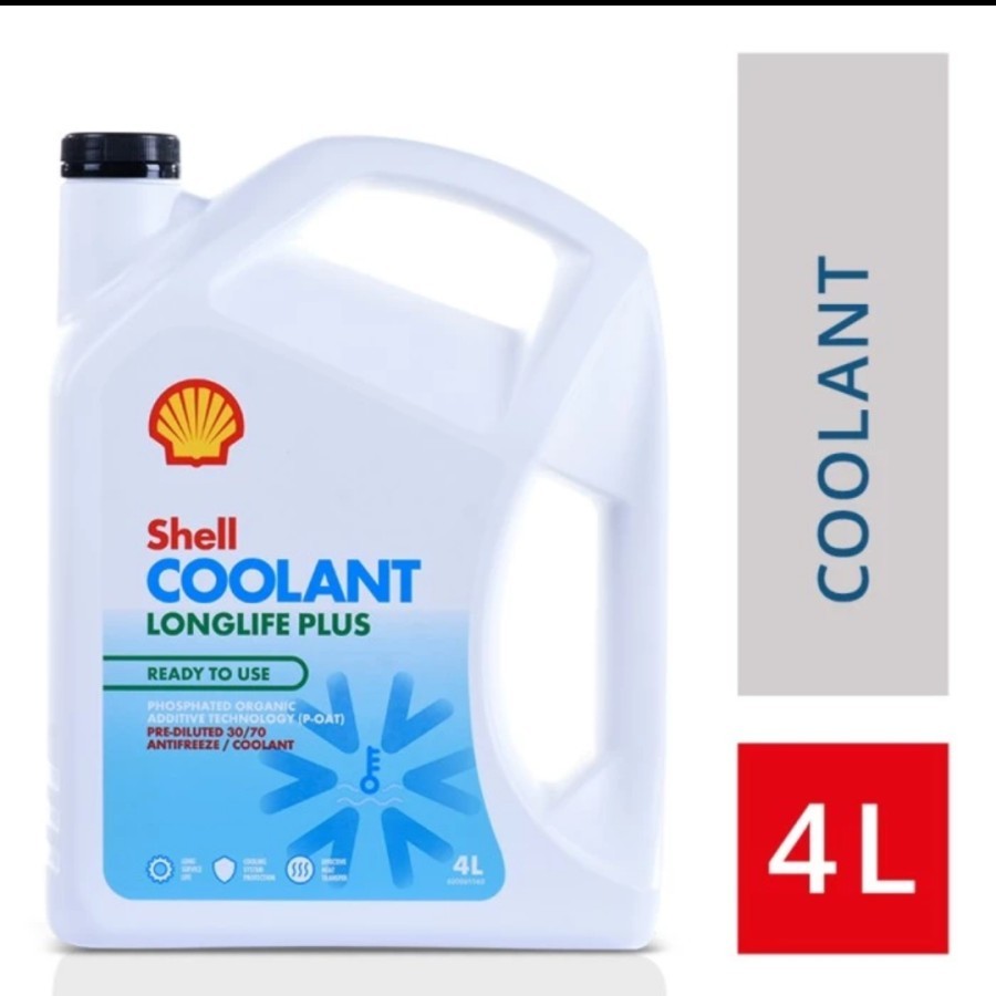 Jual Shell Coolant Longlife Plus Kemasan Galon isi 4 Liter | Shopee ...