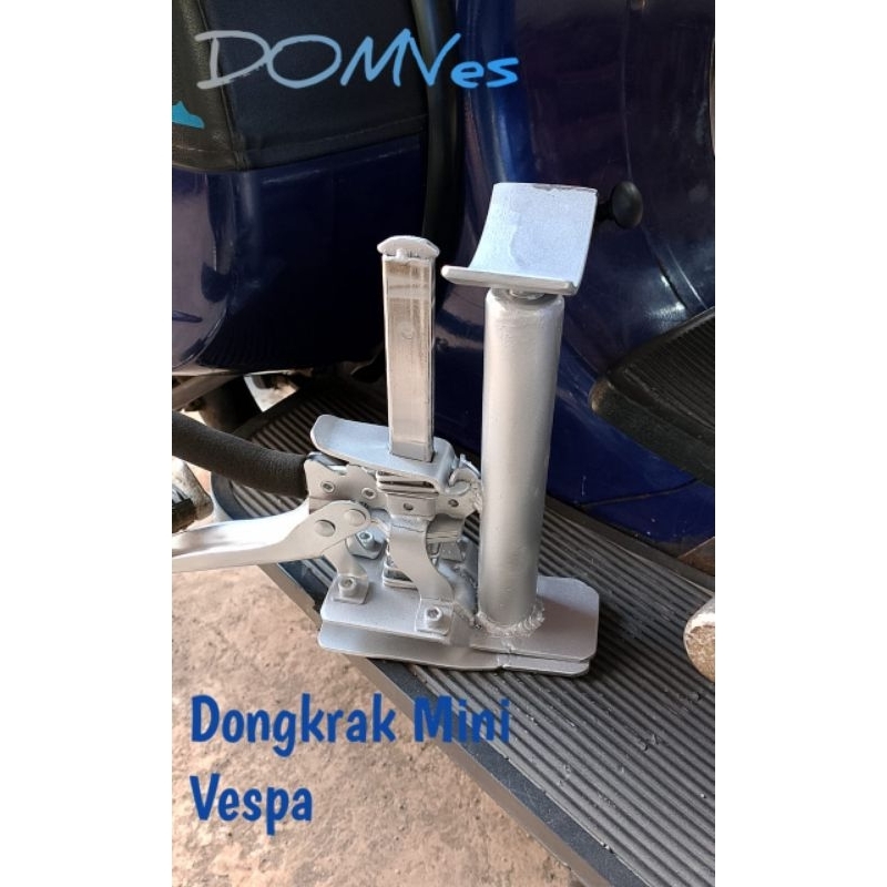 Jual Dongkrak mini vespa(Domves) untuk semua jenis motor Vespa | Shopee ...