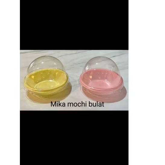 Jual Mika Puding bulat mini / tray mooncake mochi isi 50 pcs | Shopee Indonesia
