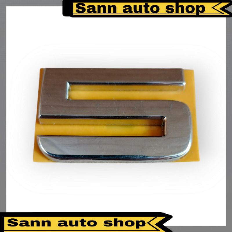 Jual Emblem Tulisan Angka 5 Variasi Original Universal | Shopee Indonesia