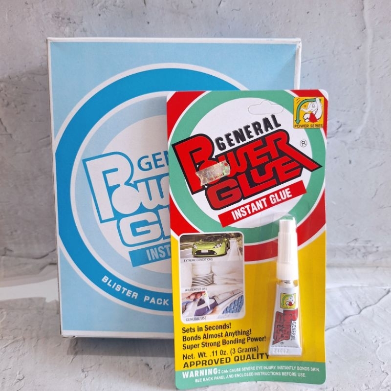 Jual ( 12 Pcs ) Lem Power Glue General | Shopee Indonesia