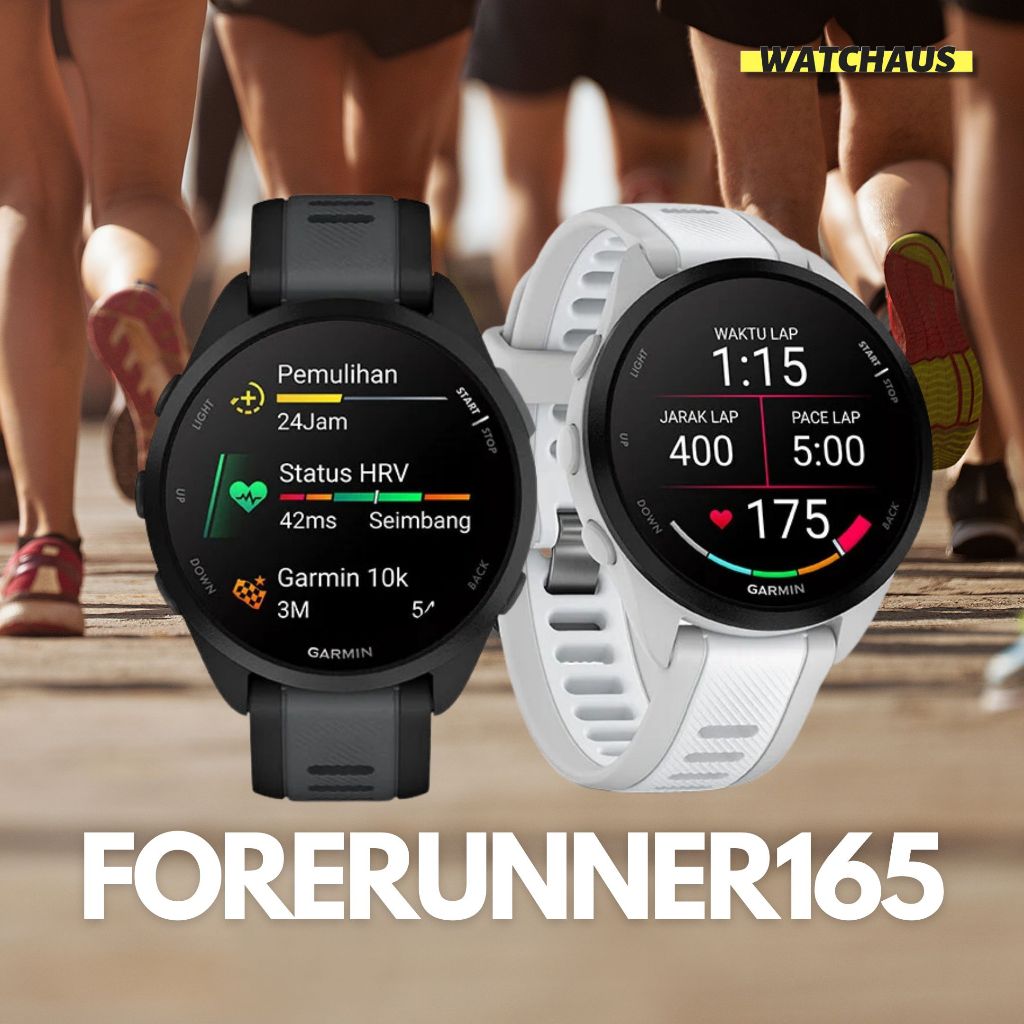 Jual JAM TANGAN SMARTWATCH GARMIN FORERUNNER 165 RUNNING WATCH ORIGINAL ...