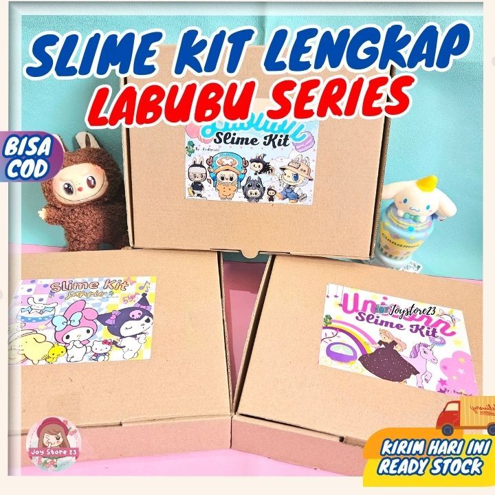 Jual Paket slime kit Labubu Lengkap/ Slime Labubu/ Slime kit labubu ...